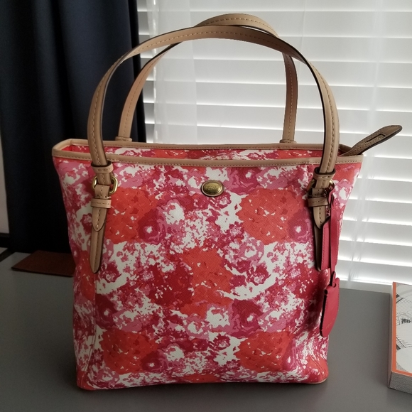 Coach | Bags | Coach Beautiful Multi Color Purse | Poshmark